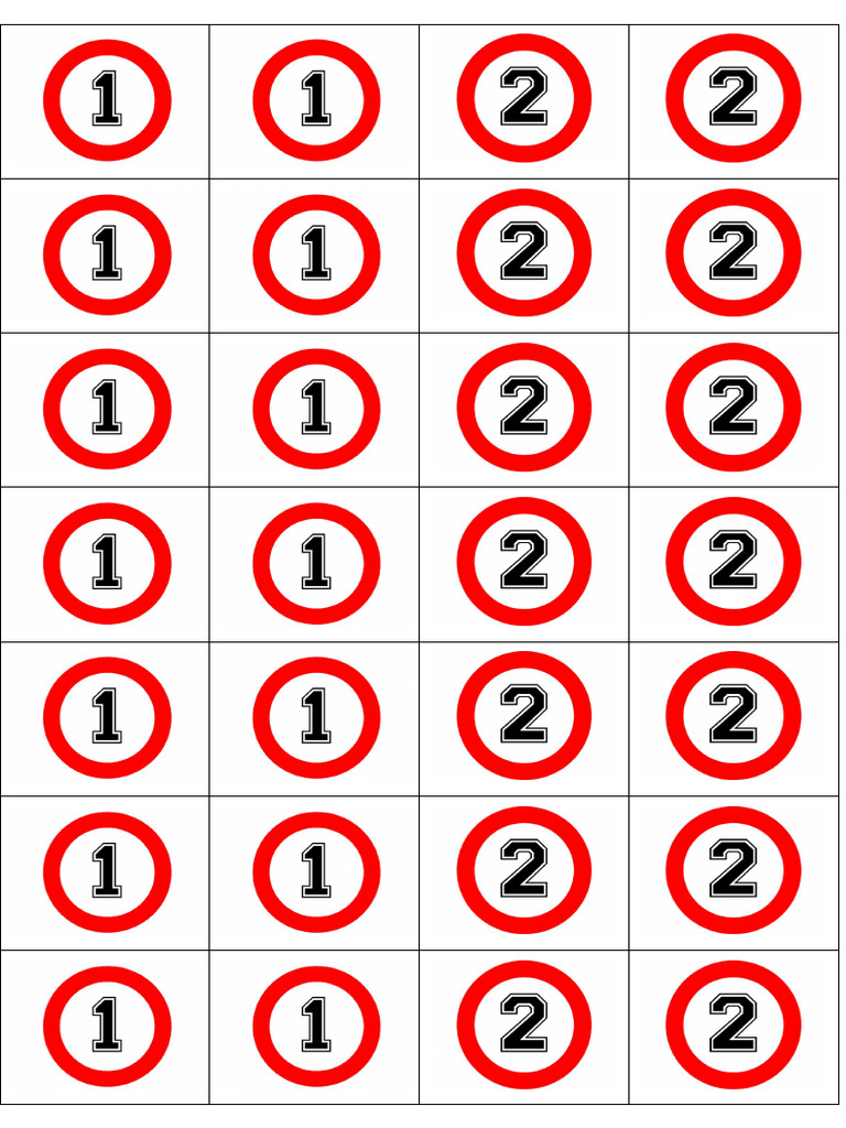 Numbers 1 and 2 | PDF