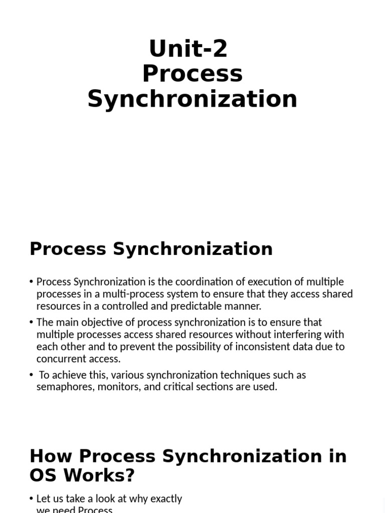 Unit-2 | PDF | Process (Computing) | Computing