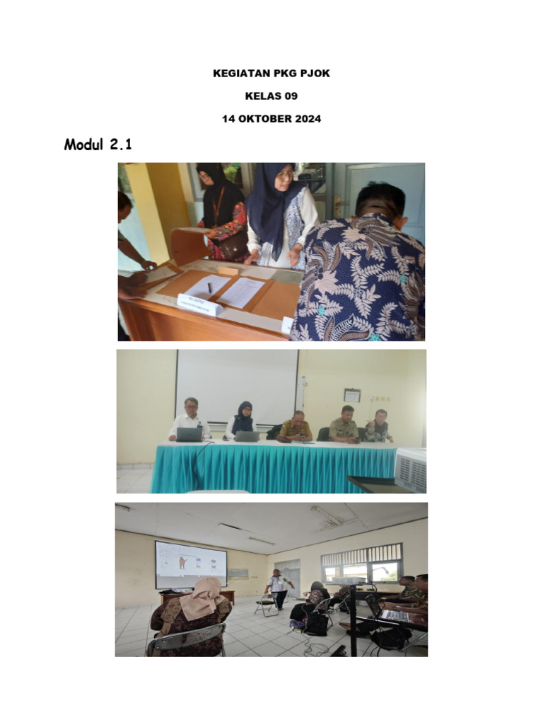 Modul PKG Pjok 2.1 | PDF