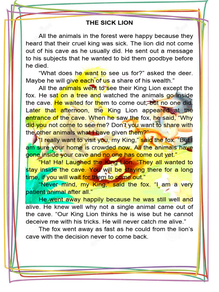 gr.6 stories with questions 123_1 | PDF