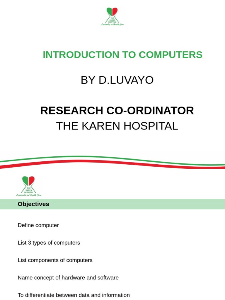 1 Introduction To Computers | PDF | Computer Data Storage | Computer Hardware