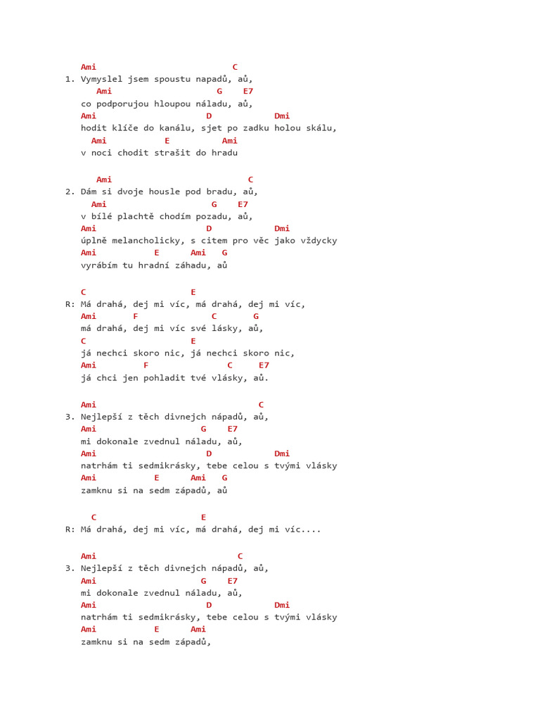 Dej Mi Vic Sve Lasky | PDF