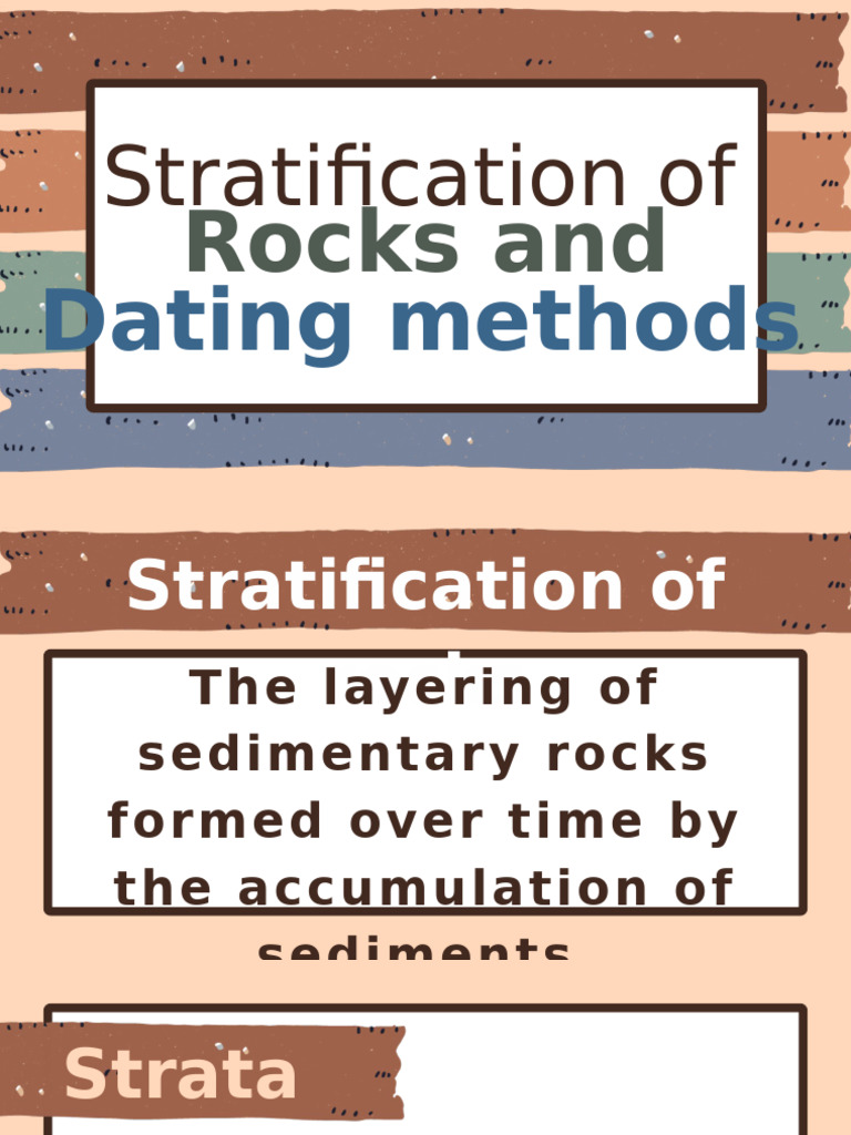 Stratification of Rocks and Dating Methods | PDF | Stratigraphy | Rock ...