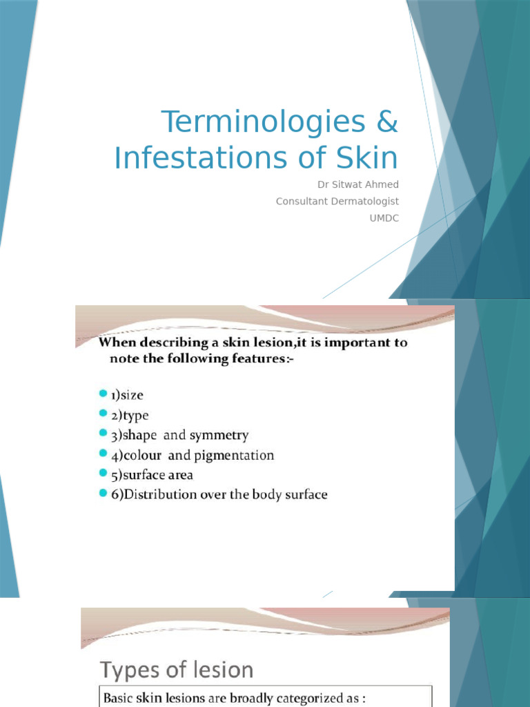 Terminology & Infestations Without Anatomy | PDF | Diseases And ...