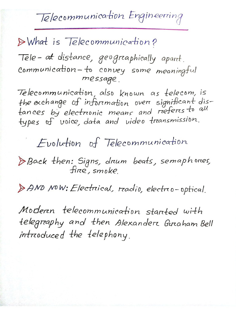 Telecommunication | PDF