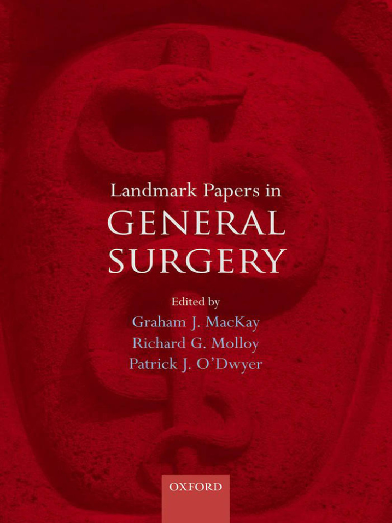 Landmark Papers in General Surgery | PDF | Randomized Controlled Trial ...