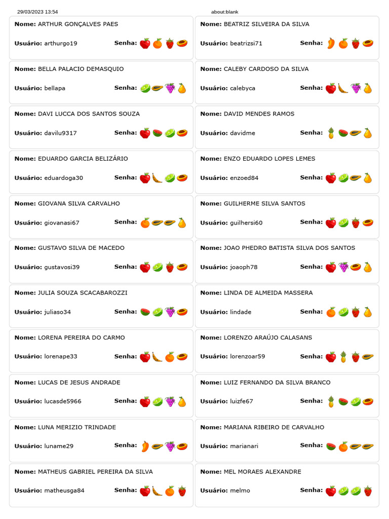 2 Fase D-Senhas | PDF