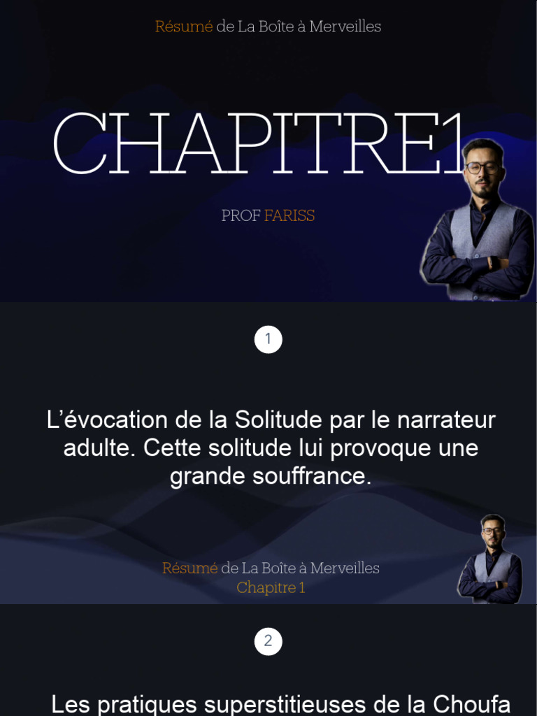 Résumé du Chapitre 1 de La Boîte à Merveilles | PDF | Romans
