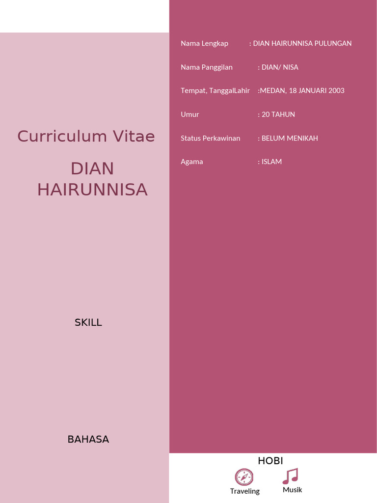 CV Dian Hairunnisa Pulungan Medan | PDF