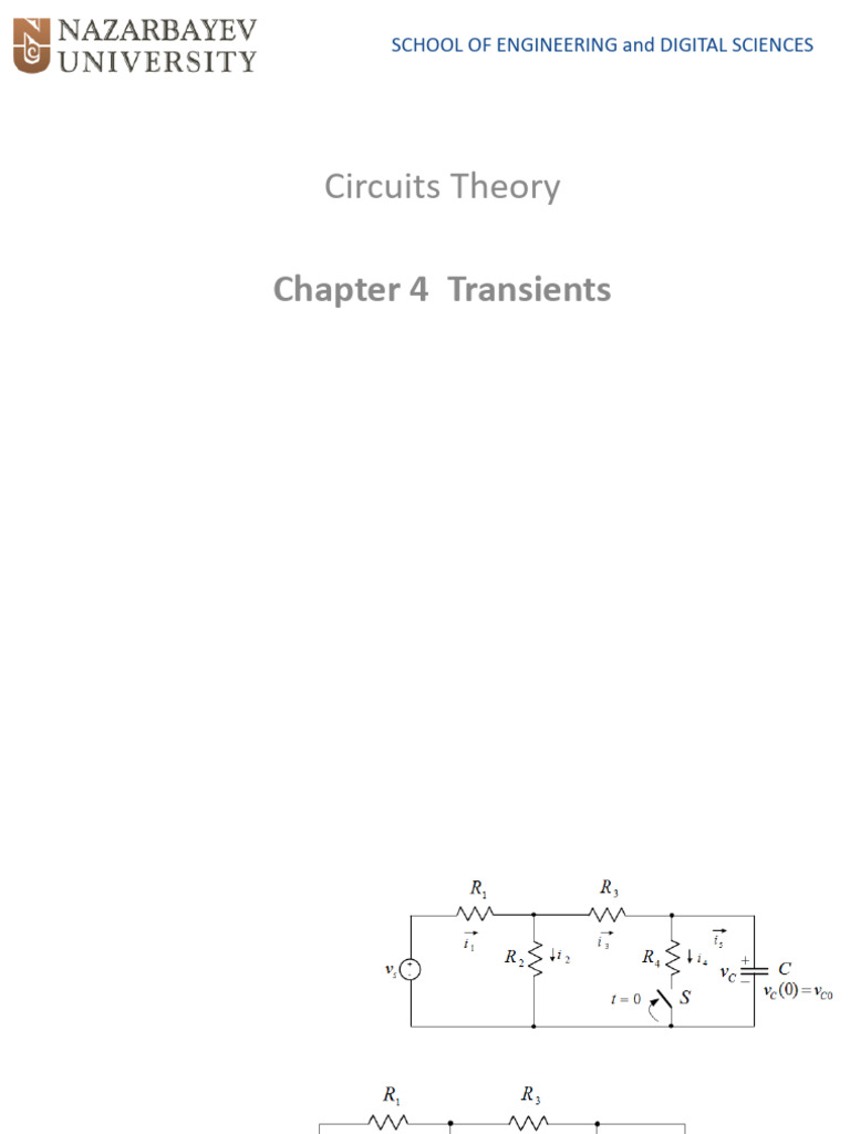 ELCE200 - Lecture - 5 Transients | PDF | Electrical Network ...