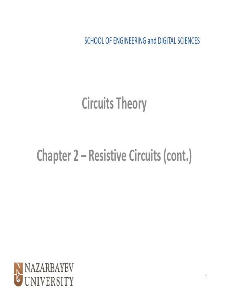 ELCE200 - Lecture - 3 Resistive Circuits | PDF | Electrical Network ... ELCE200 - Lecture - 3 Resistive Circuits | PDF | Electrical Network ...