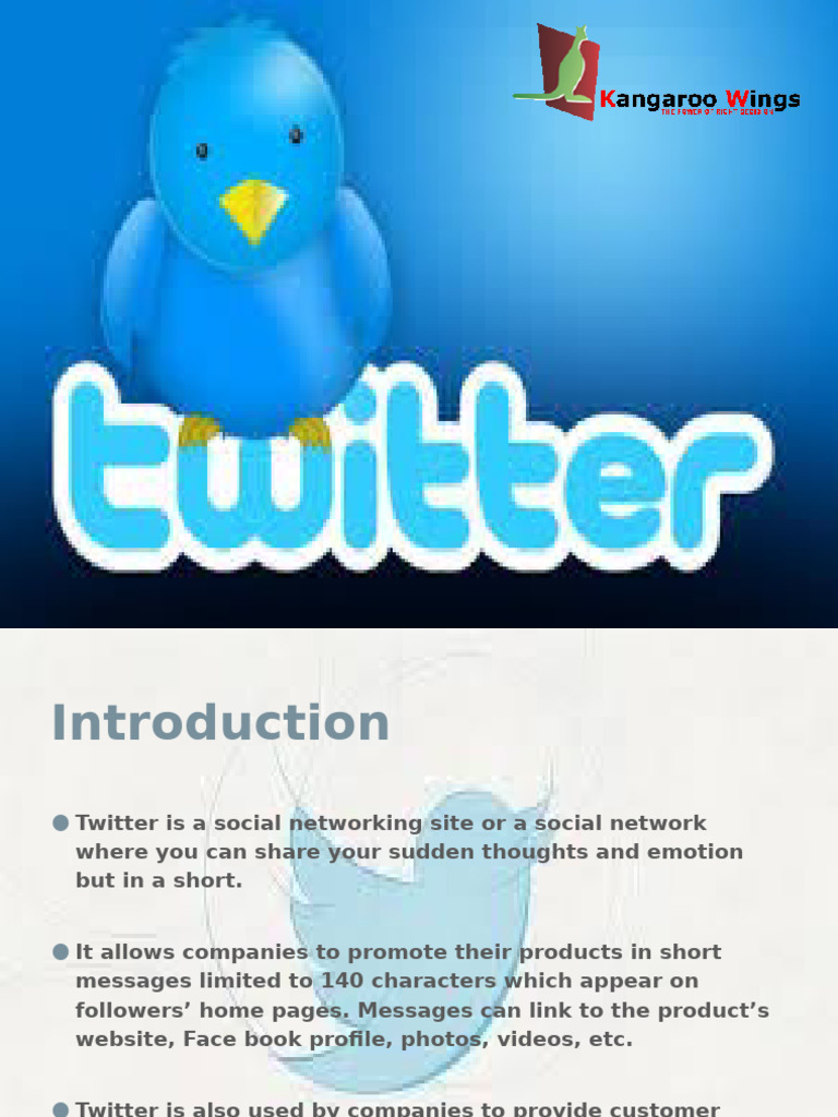 Twitter PPTX (Anshul) Completed | PDF | Career & Growth | Self-Improvement