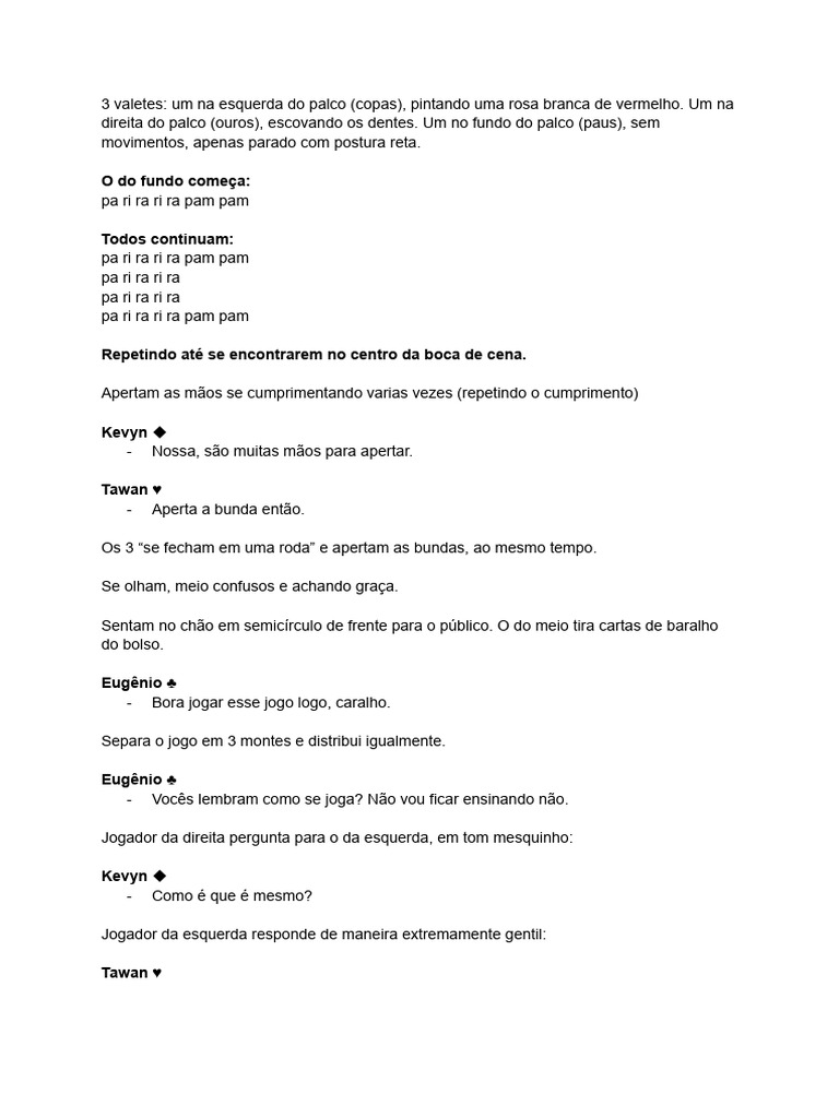 Absurd Os | PDF | Cartas de baralho