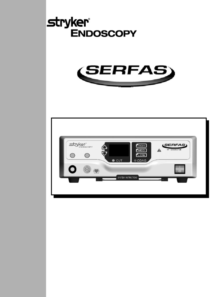 Serfas User Manual - English | PDF | Sterilization (Microbiology ...