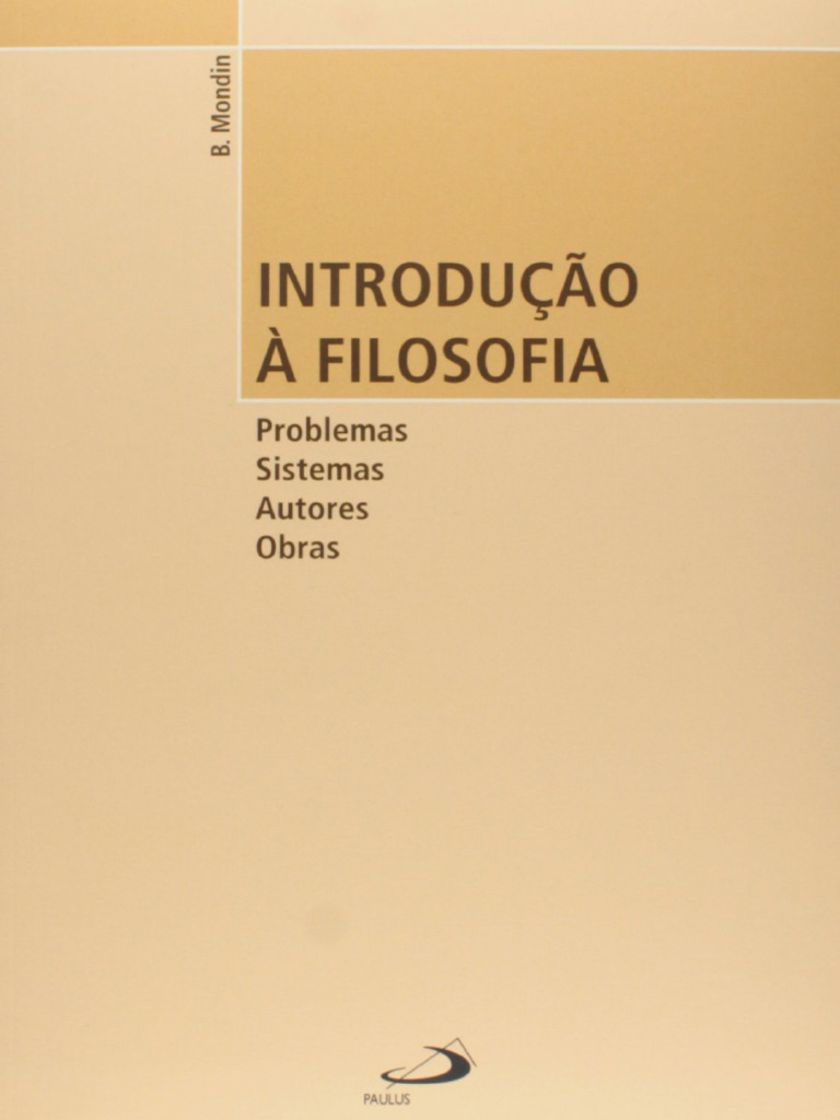 Resumo de Filosofia por Battista Mondin | PDF