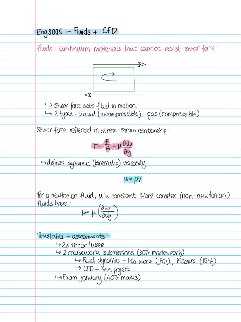 fluid | PDF | Navier–Stokes Equations | Fluid Dynamics