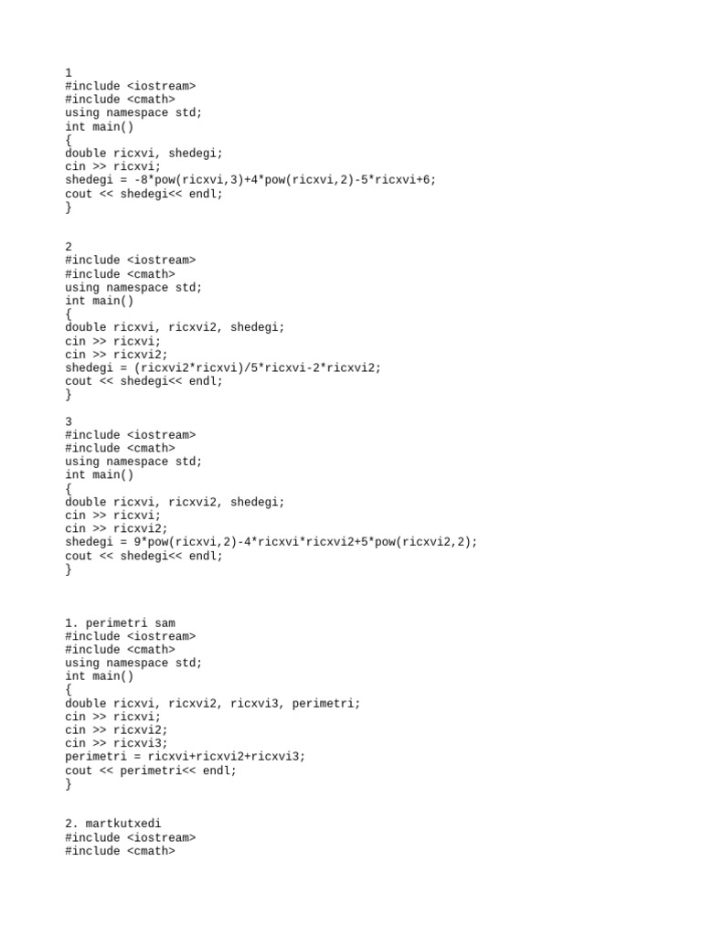 დავალება 1 | PDF | Namespace | Onomastics