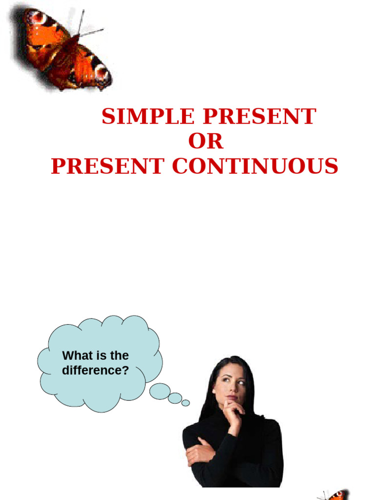 Present Cont Pre - Simple+++ | PDF