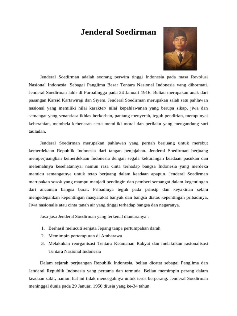 Jenderal Soedirman | PDF