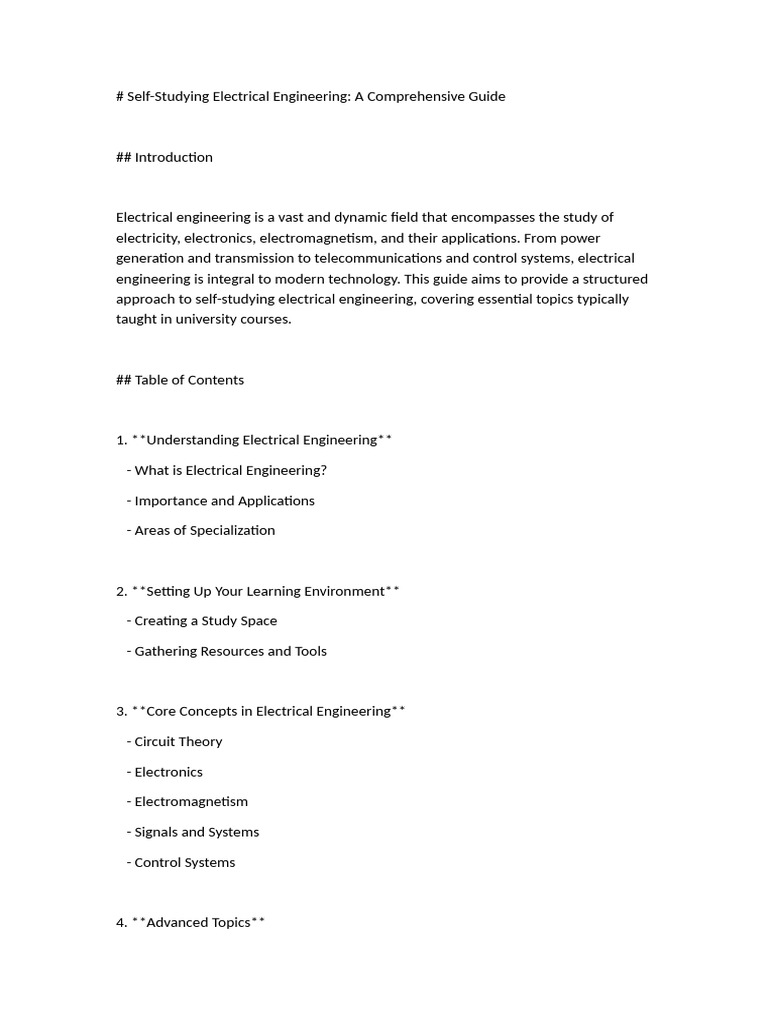 studyingelectricalengineering | PDF | Electrical Network | Network Analysis (Electrical Circuits)