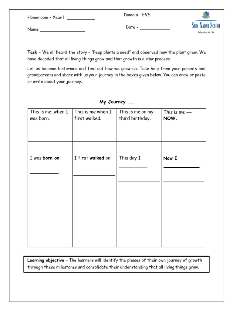 My Journey Timeline Asynchronous Engagement Pdf