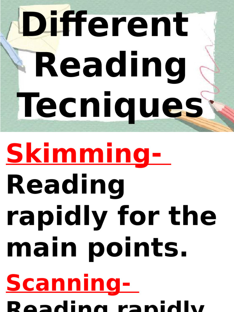 Reading Styles | PDF