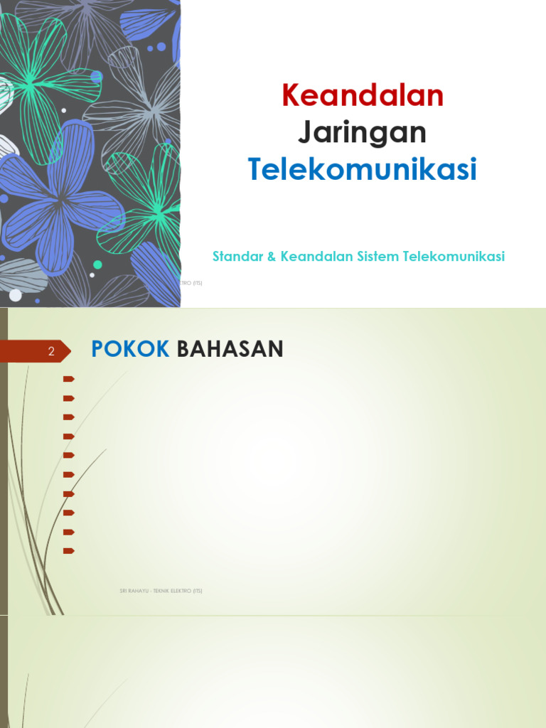 Keandalan Jaringan Telekomunikasi dan Graph | PDF | Metode & Bahan Ajar