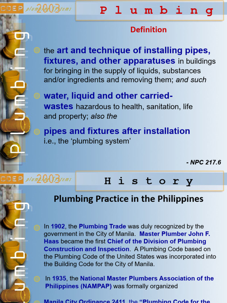 Plumbing-Topics-1 | PDF | Water Purification | Pump