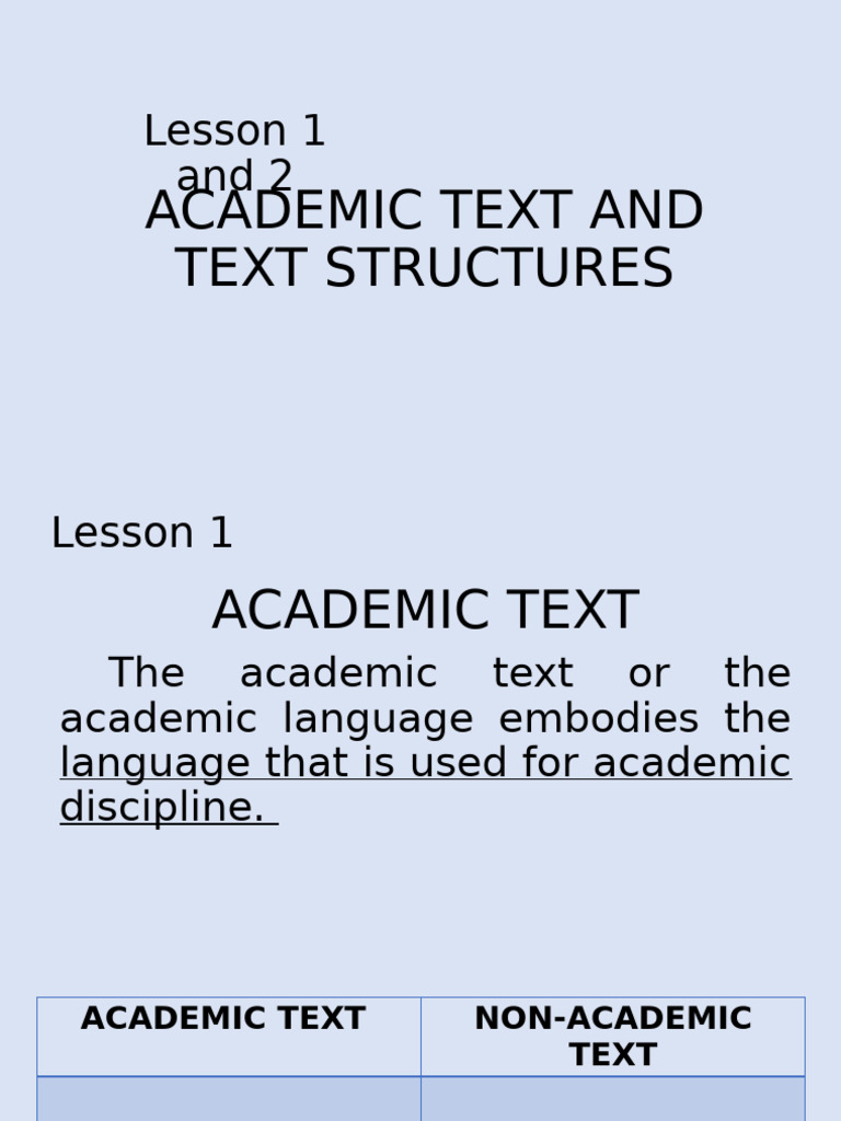 Academic Text Structures Guide | PDF | Information | Theory