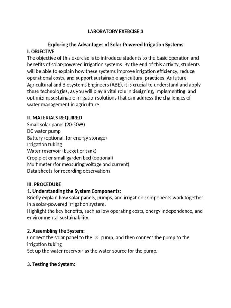Laboratory-Exercise-2 | PDF | Solar Power | Solar Panel
