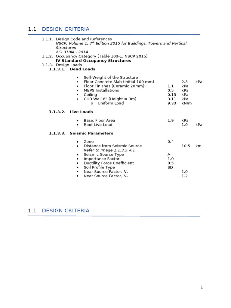 Design Criteria | PDF | Applied And Interdisciplinary Physics ...