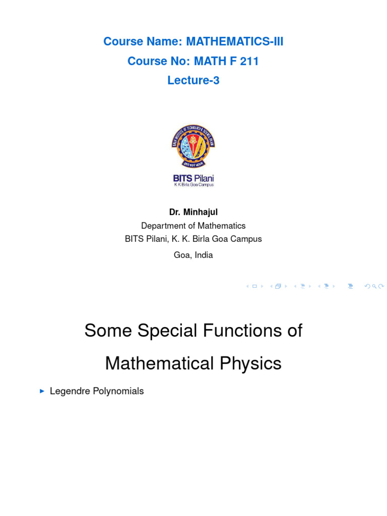 Lecture 3 | PDF | Algebra | Mathematical Objects
