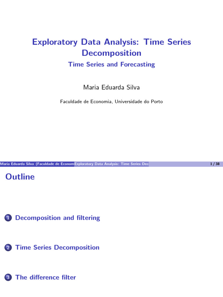 Decomposition | PDF | Time Series | Multivariate Statistics