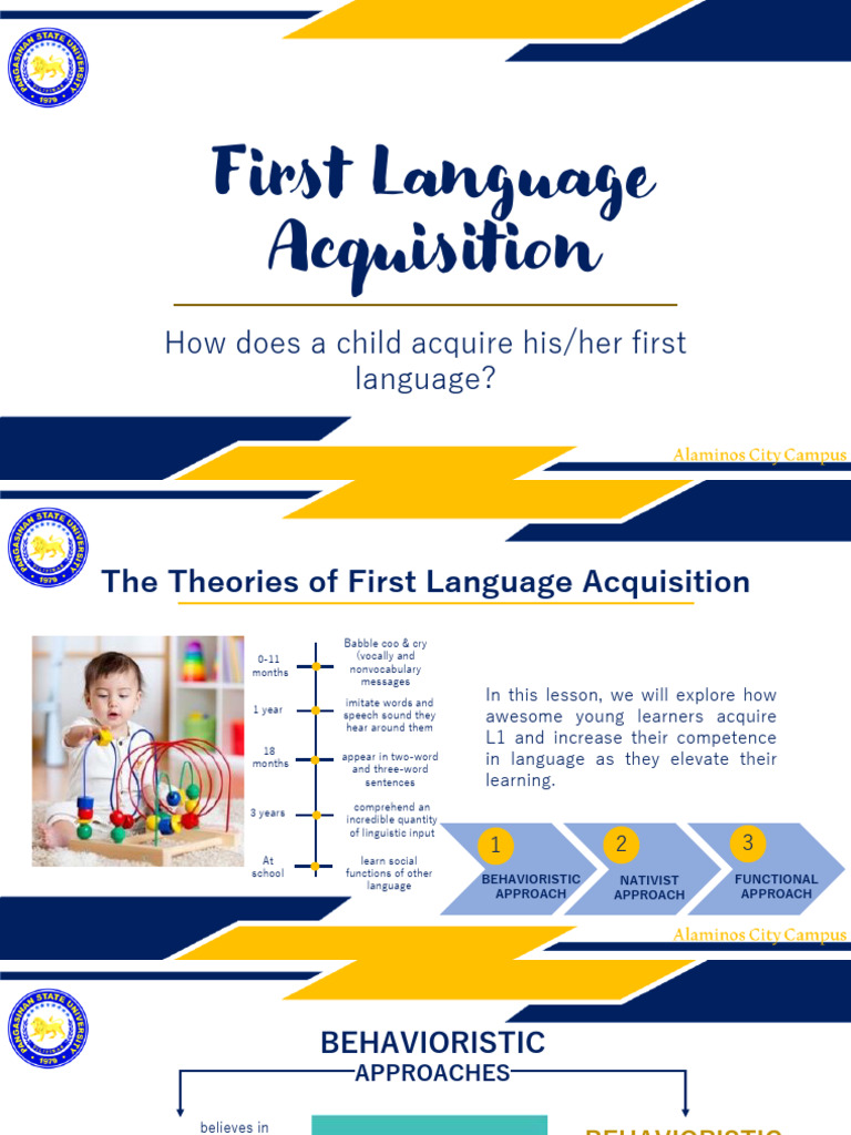Theories of First Language Acquisition | PDF | Language Acquisition ...