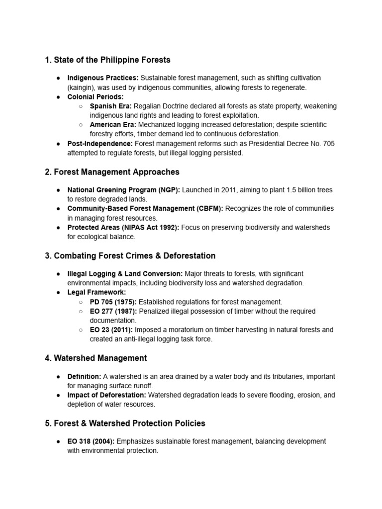 char gpt summary (1) | PDF | Logging | Forestry