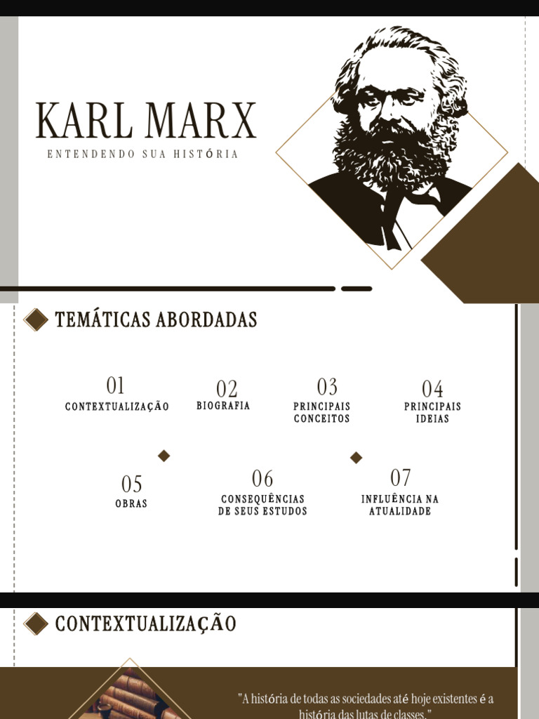 Resumo da Sociologia de Karl Marx | PDF | Karl Marx | Comunismo