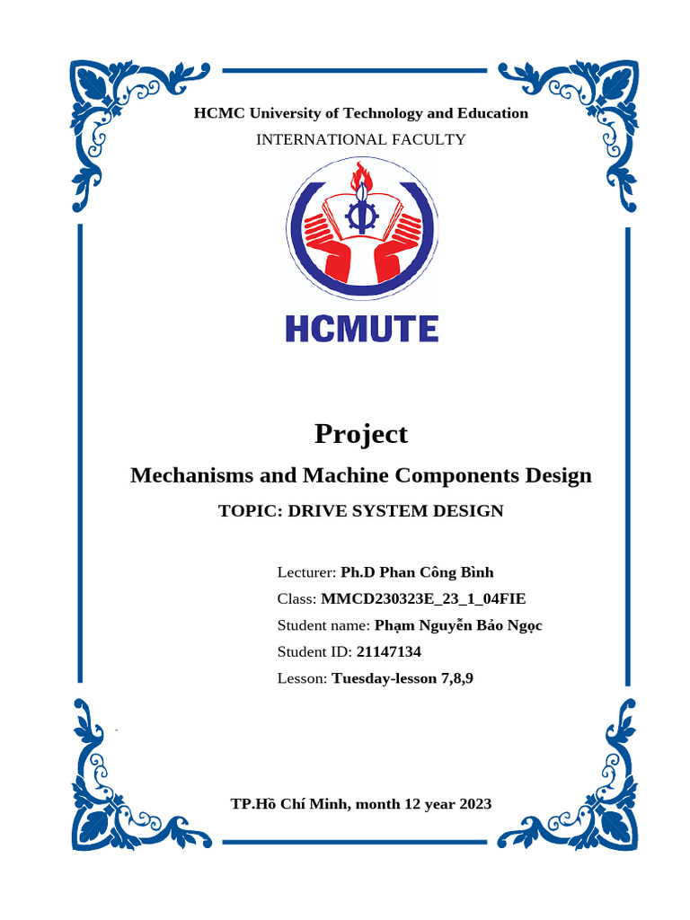 Engineering Student Project | PDF | Belt (Mechanical) | Mechanical Engineering