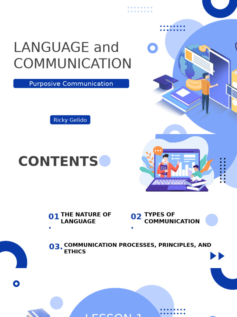Unit 1 - Language and Communication - 2003 03 | PDF | Communication | Interpersonal Communication