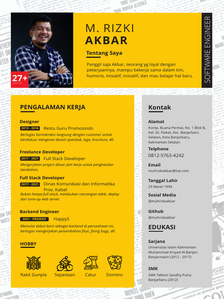 It Programmer M Rizki Akbar | PDF