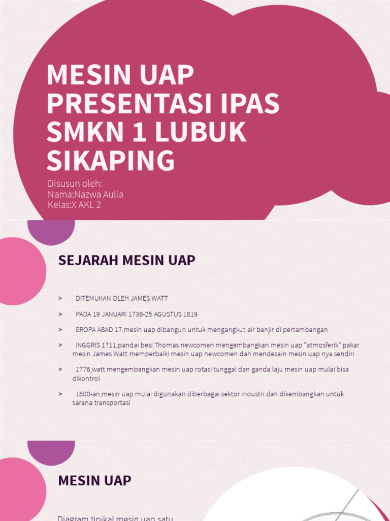 Mesin Uap by Nazwa | PDF
