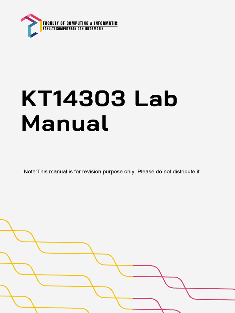 KT14303 Lab Manual | PDF | Parameter (Computer Programming) | Filename