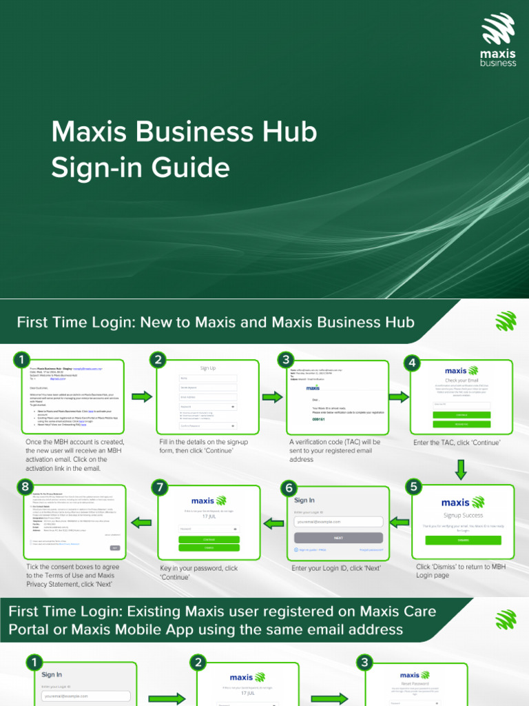 MBH Mdi Sign in Guide Jul 2024 | PDF
