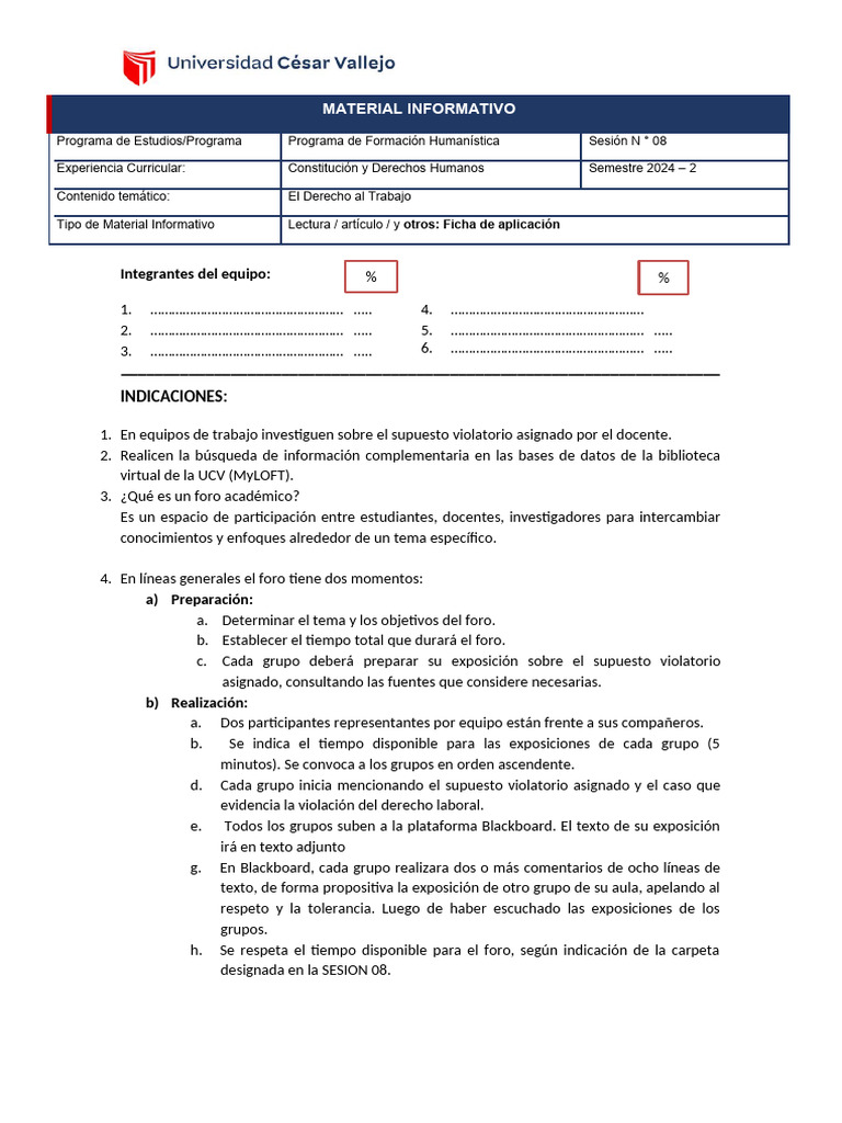 FICHA DE APLICACIÓN 08-CDH - Tagged | PDF | Derecho