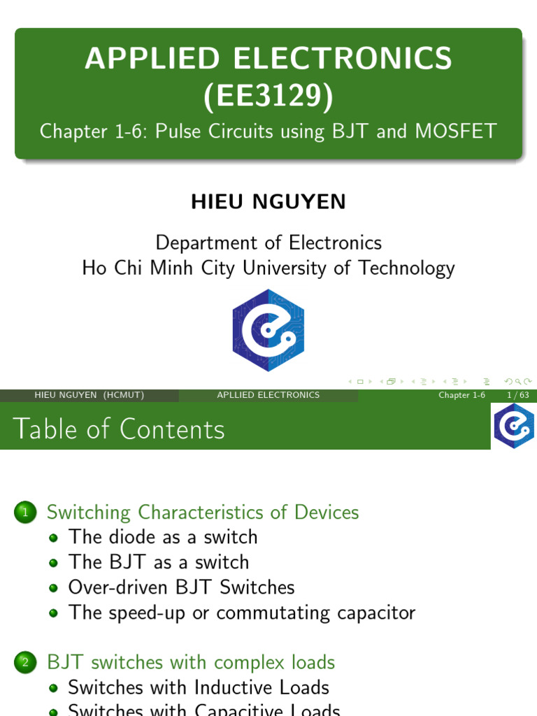 chapter1-6_Pulse-Circuits | PDF | Bipolar Junction Transistor | P–N Junction