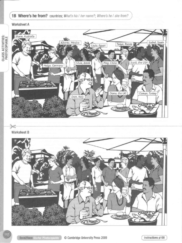 F2F A1 - Classroom Activities | PDF | Language Families | Linguistic ...