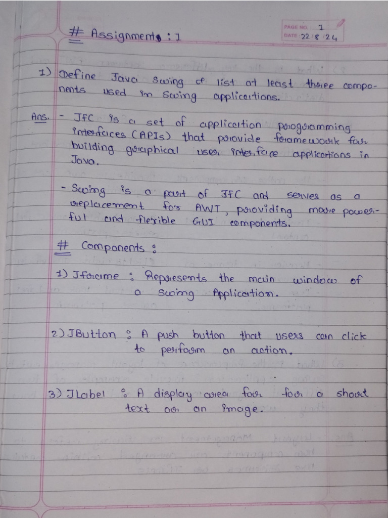 A.java Assignment1 | PDF