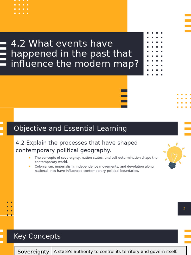 4.02 What Events Have Happened in The Past That Influence The Modern ...