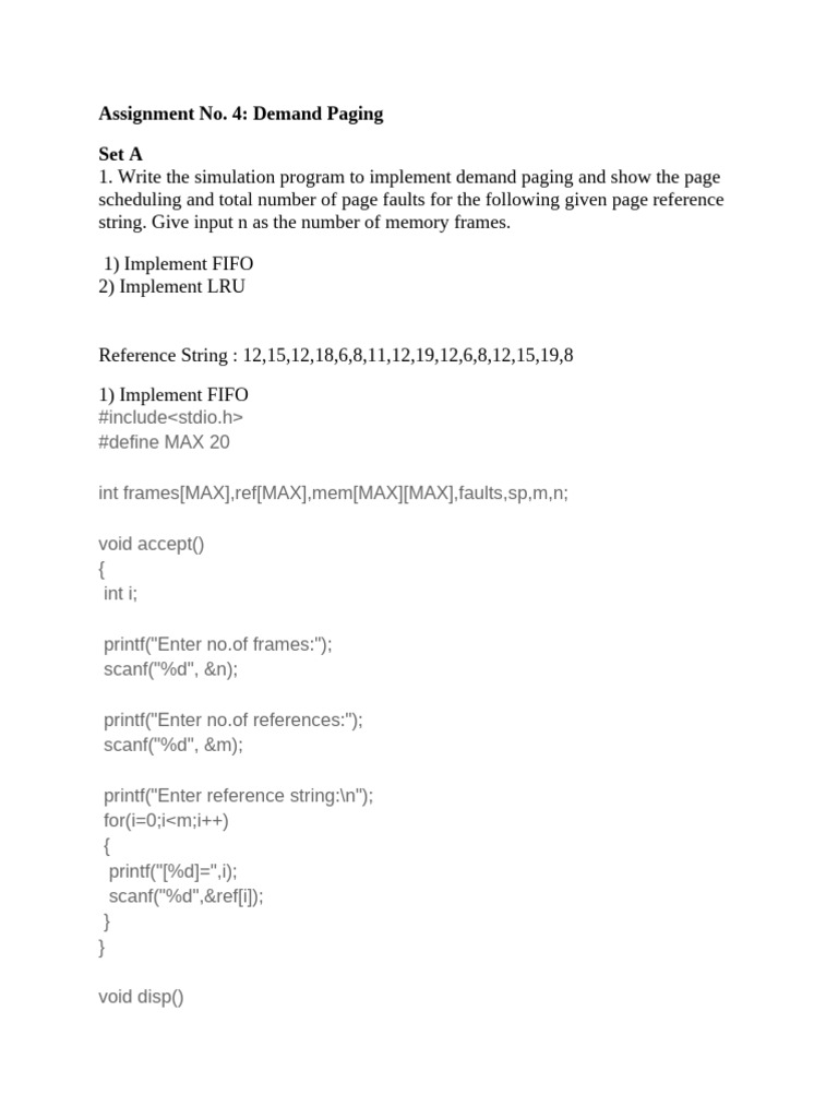 Practical Assignment No. 4 | PDF | Computer Architecture | Computer Engineering