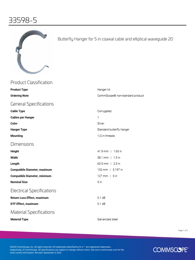 33598-5 Product specifications | PDF | Electrical Engineering