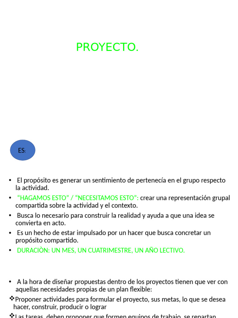 Estructura de Proyectos Didácticos | PDF | Diseño | Cognición
